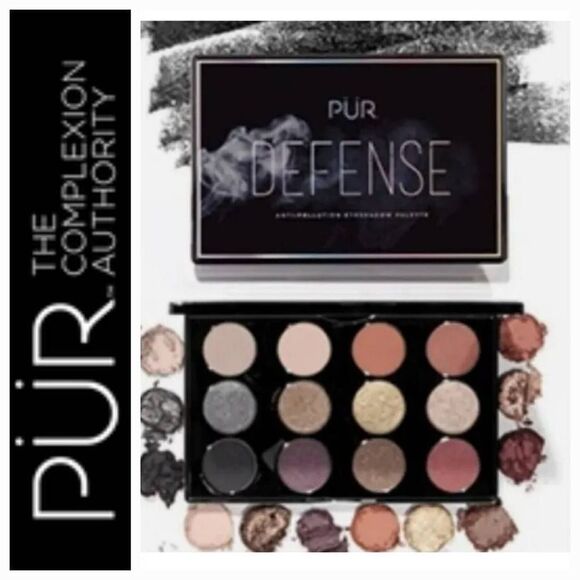 Pur | Makeup | Purdefense 2 Pc Anti Pollution Eyeshadow Palette | Poshmark